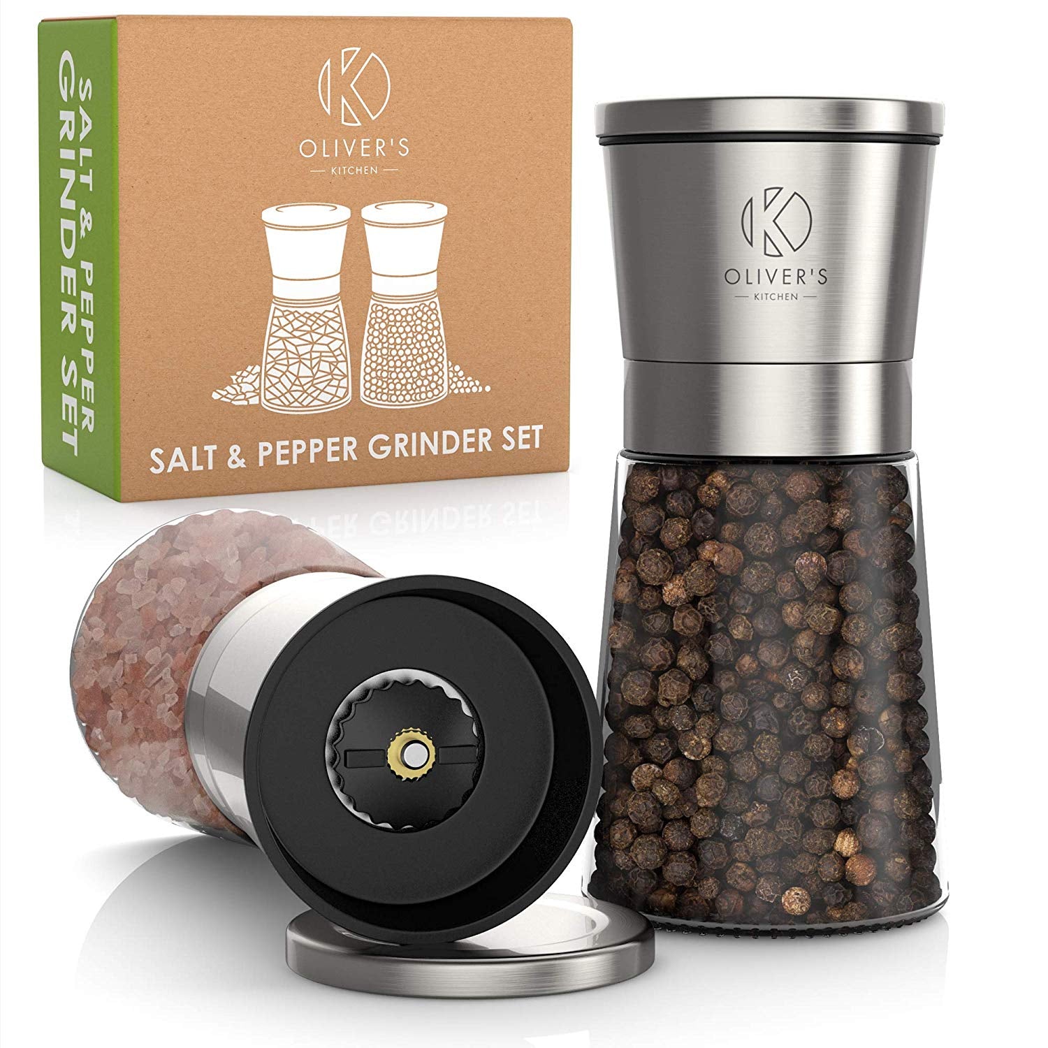 Salt & Pepper Grinders - Season To Perfection - Oliver's Kitchen